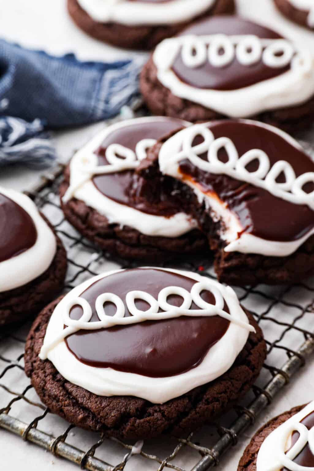 Hostess Cupcake Cookies Recipe (Made With Cake Mix) | The Recipe Critic