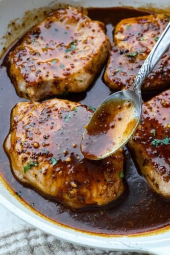 Skillet Honey Mustard Pork Chops Ready in 30 Minutes | The Recipe Critic