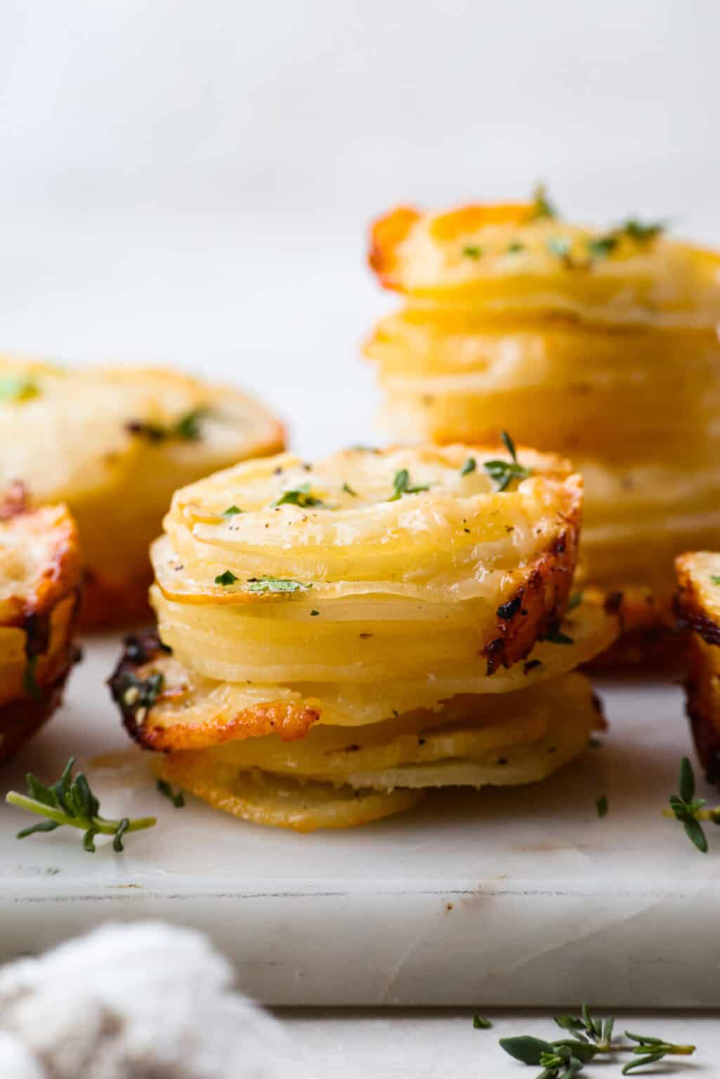 Crispy Cheesy Potato Stacks (Easy Side Dish) | The Recipe Critic