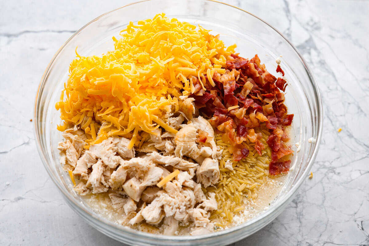 Creamy Crack Chicken Orzo with Bacon and Ranch | The Recipe Critic