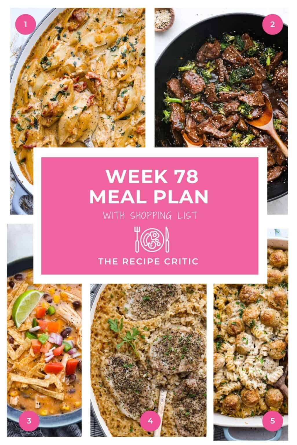 Weekly Meal Plans - The Recipe Critic
