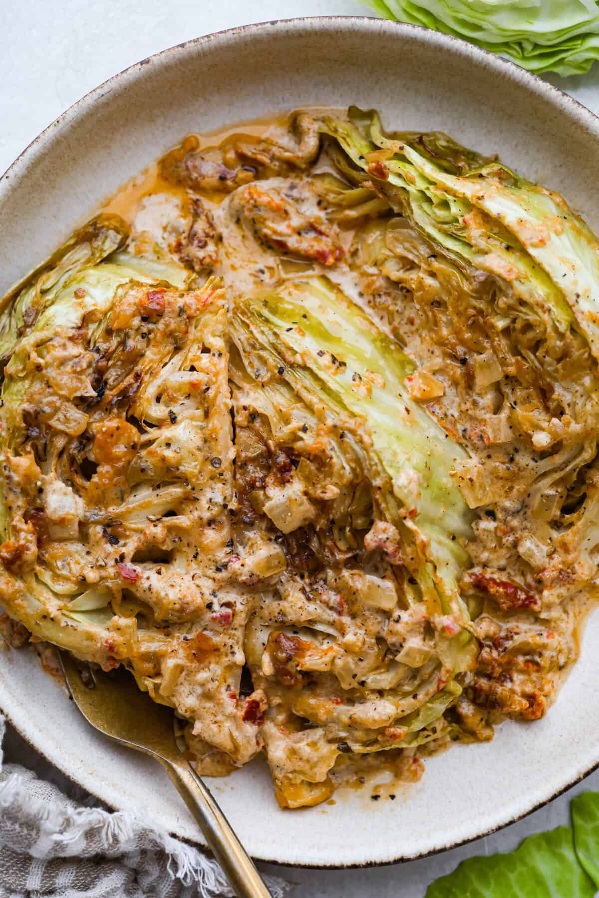 Creamy Tuscan Melting Cabbage | The Recipe Critic