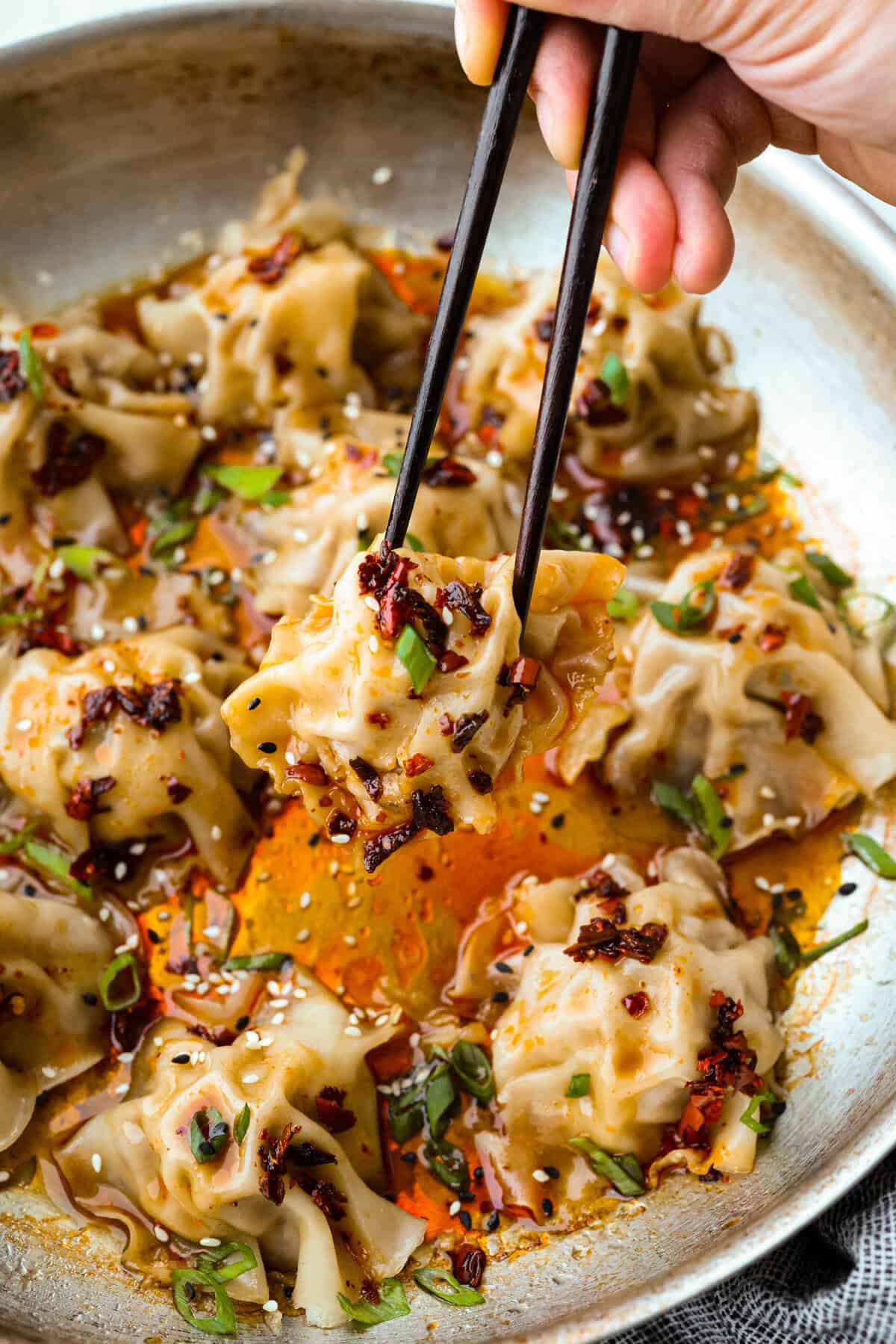 Viral No Fold Blanket Dumplings (Easy Wonton Hack) | The Recipe Critic